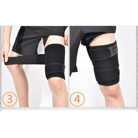 Medical Thigh Compression Leg Covers Neoprene Thigh Support Exercise ...