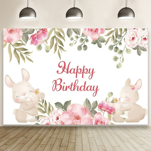 7x5ft Happy Birthday Backdrop The Little Butterfly is Turning One Theme ...