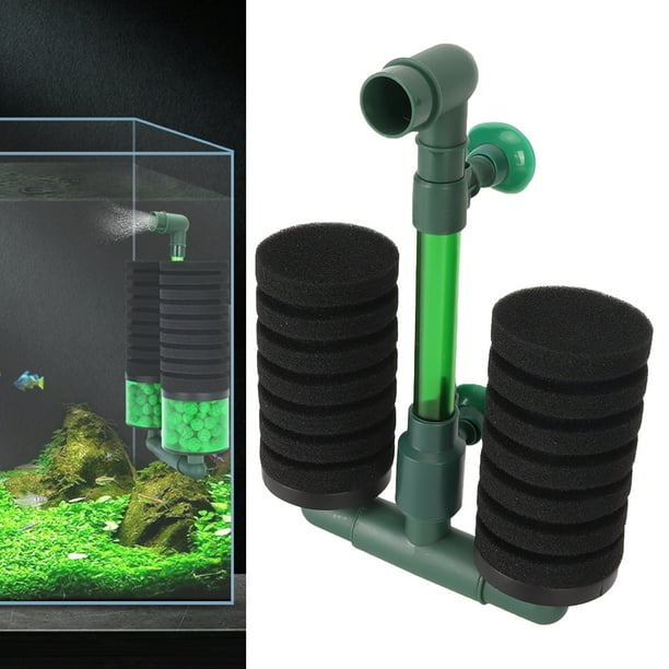 Dual Bio Sponge Filter, Professional High Soluble Oxygen Silent ...