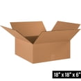 Box Partners Double Wall Boxes 18" x 18" x 6" Kraft 15/Bundle HD18186DW ...