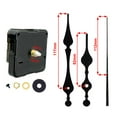 DIY Quartz Clock Movement Kit with Long Hands for Wall Clocks - Walmart.com