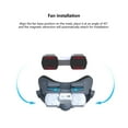 VR Air Circulation Cooling Fan Replacement Face Mask for Quest 3 ...