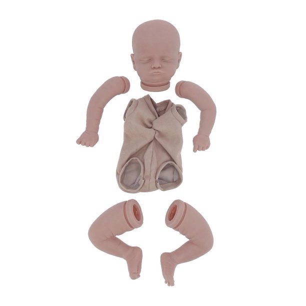 20 Inches Unpainted Blank Doll Kit Infant Baby Soft Limbs Doll Parts ...