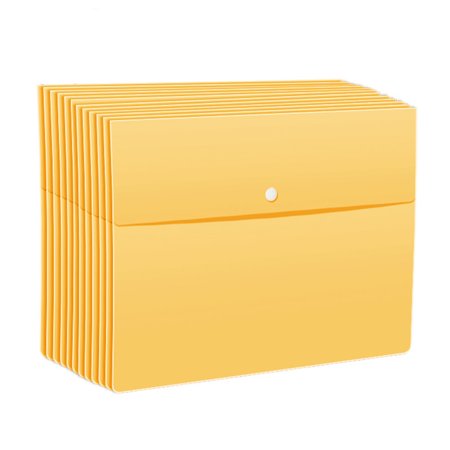 Anself Expanding File Folder 1 Pocket File Organizer with Button ...