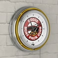 Dodge Chrome Double Rung Neon Clock - Scat Pack - Walmart.com