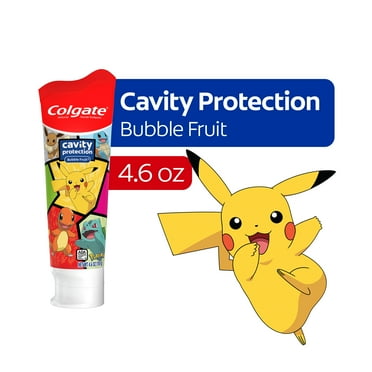 Colgate Cavity Protection Toothpaste for Kids with Fluoride in Bubble ...