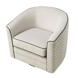 Emerald Home Roe Tan Accent Chair with Diamond Quilted Upholstery And ...