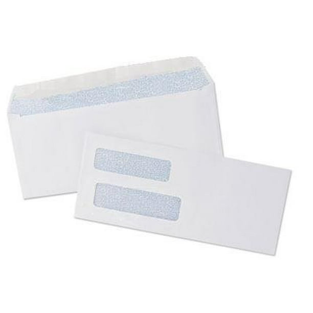 #9 Double Window Check Security Envelopes - Designed for Checks - 50Pk ...