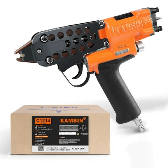 WOODPECKER C-760A 16 Guage Pneumatic Hog Ring Gun, Standard 3.0mm ...