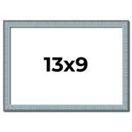 14x16 Frame Black Solid Wood Picture Frame | 0.75 Inch Moulding Width ...