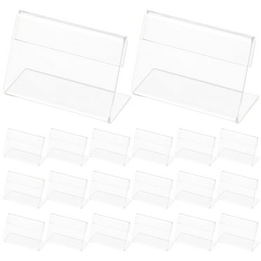 Universal Retail Rack Chrome Frame Clamp On 7" x 11" Sign Holder Card ...