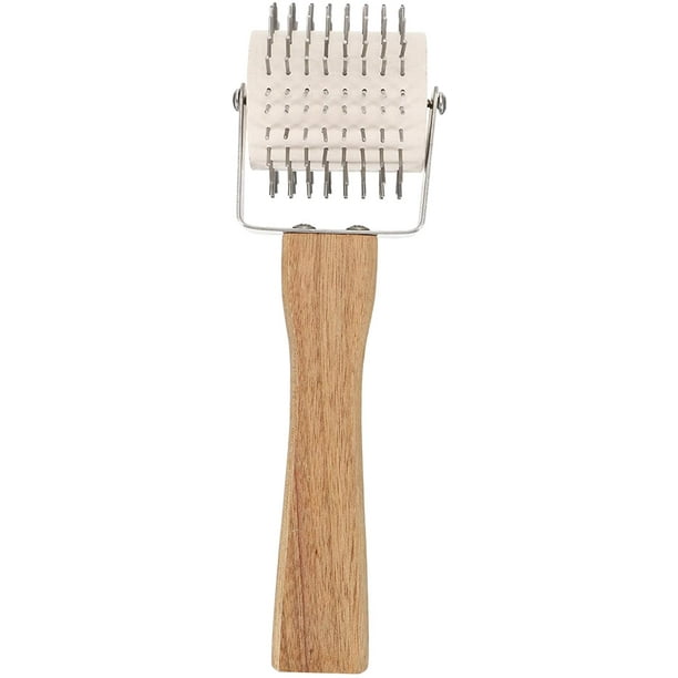 IGUOHAO Honey Uncapping Roller with Wooden Handle Stainless Steel ...
