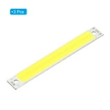 Uxcell 3W DC 3 3.7V LED Chip Bulb,Aluminum COB Lamps Bulb White Light ...