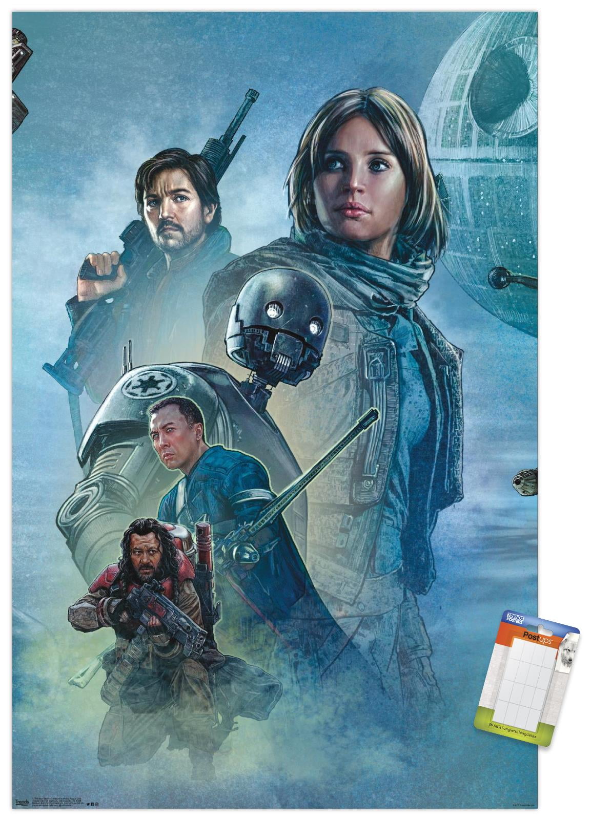 Star Wars: Rogue One - Celebration Mural Wall Poster, 14.725" x 22.375 ...