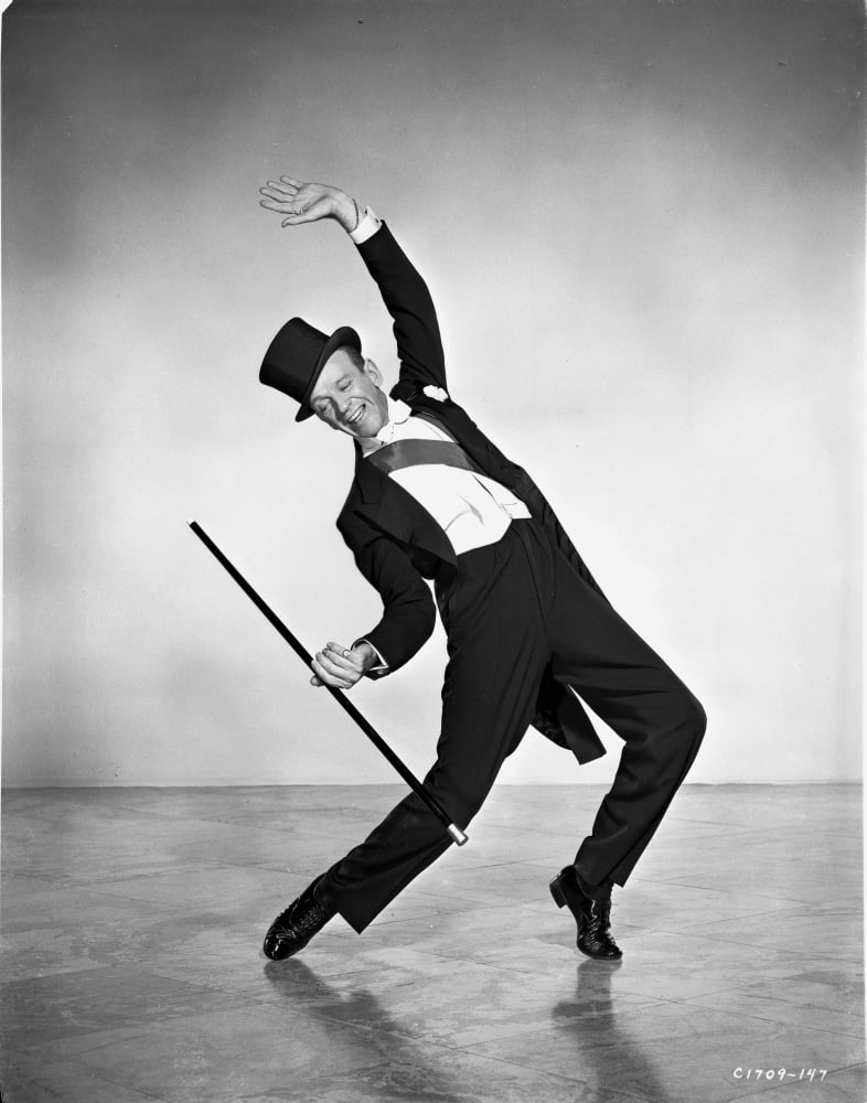 Fred Astaire dancing with a cane and wearing a top hat Photo Print (8 x ...