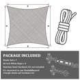 Custom 10'x14' Sun Shade Sail Rectangle Uv Block Breathable Curved ...