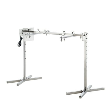 10 Skewers Portable Auto Rotating Rotisserie Grill Rack 10 Skewers ...