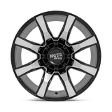 Moto Metal Aluminum Rim MO804 SPIDER 20X10in Gloss Black Machined ...