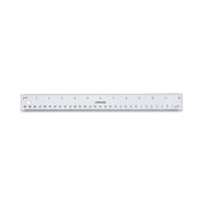 Westcott-2PK Clear Flexible Acrylic Ruler, Standard/Metric, 18" Long ...
