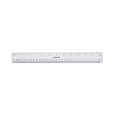 Westcott-2PK Clear Flexible Acrylic Ruler, Standard/Metric, 18" Long ...