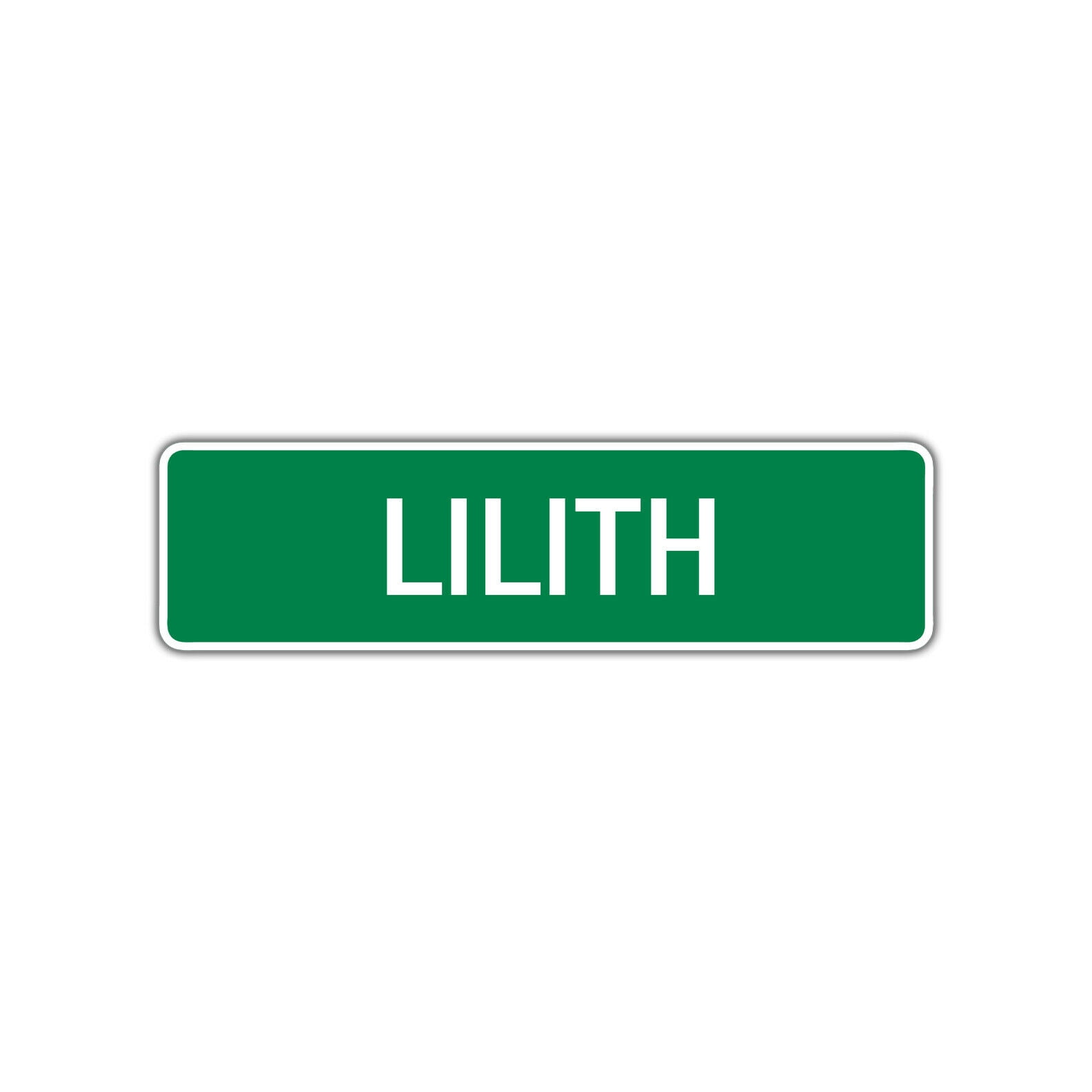 Lilith Girls Children Name Letter Indoor Outdoor Unique Printed Label ...