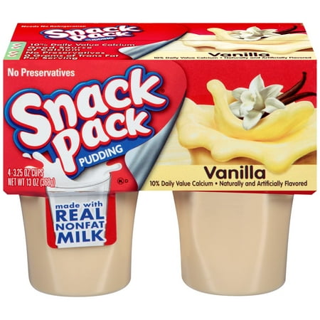 UPC 027000419014 - Hunts Snack Pack Pudding, Vanilla, 4 Count (Pack of ...