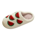 CAIXIA Slippers for Women Knit Memory Foam with Arch Support Warm ...