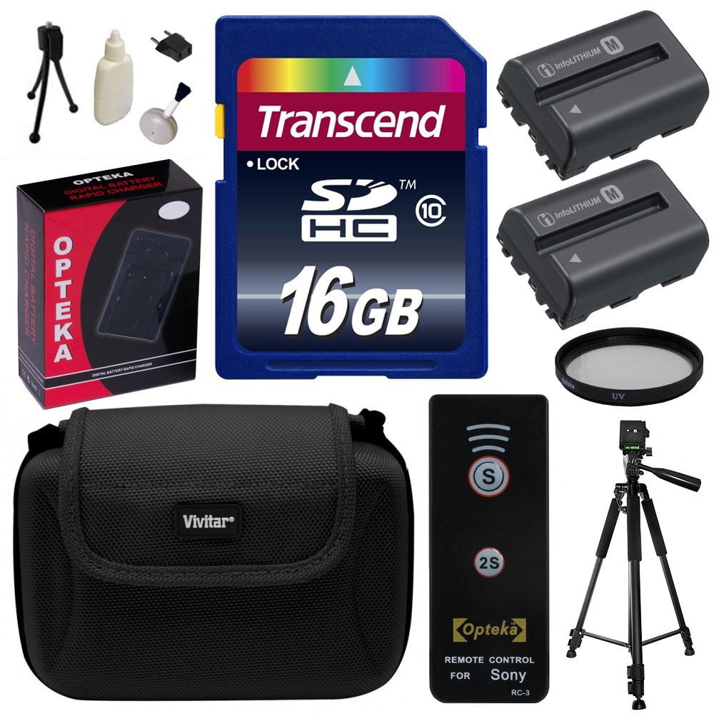 Beginner's Kit for Sony Alpha includes 16GB SDHC Memory Card, 2 ...