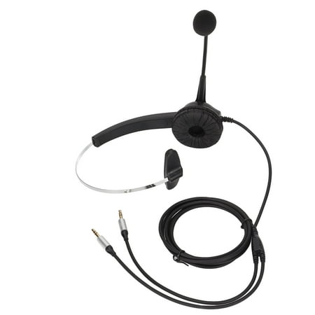 On Ear Headphone , Mono Call Center Headset For Call Centers | Walmart ...