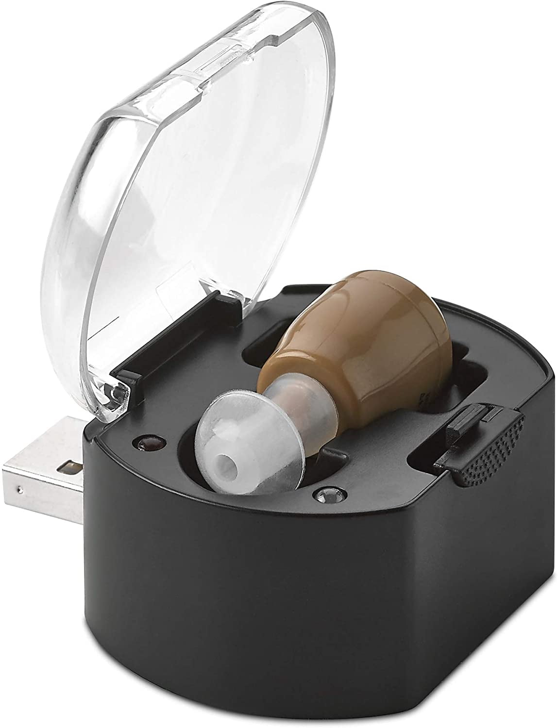 MEDca ITE Rechargeable Personal Sound Mini Ear Black Amplifier ...