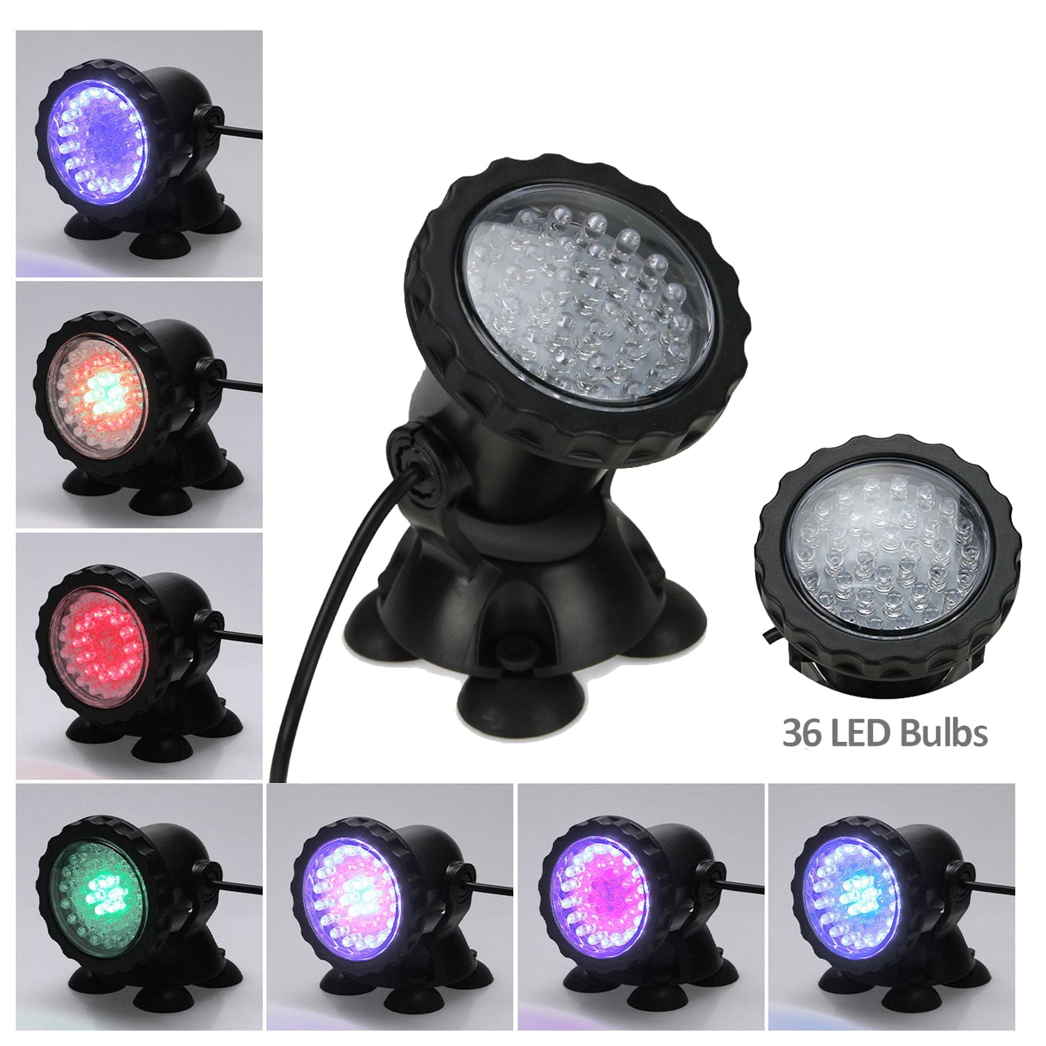 Pond Light IP68 Submersible Spotlight, Waterproof Submersible Spotlight ...