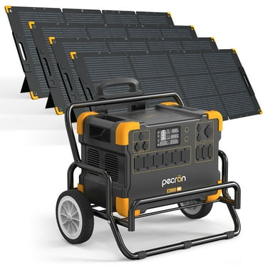 EBL Portable Power Station Voyager 1000, 110V/1000W Solar Generator ...