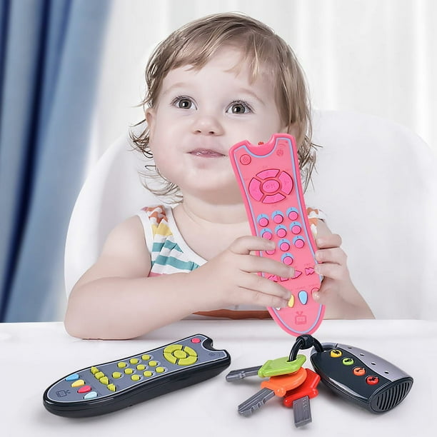 Simulación de TV para bebés, control remoto para niños con música ...