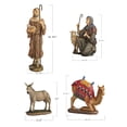 Real Life Outdoor Nativity Two Shepherds Camel Donkey - Walmart.com