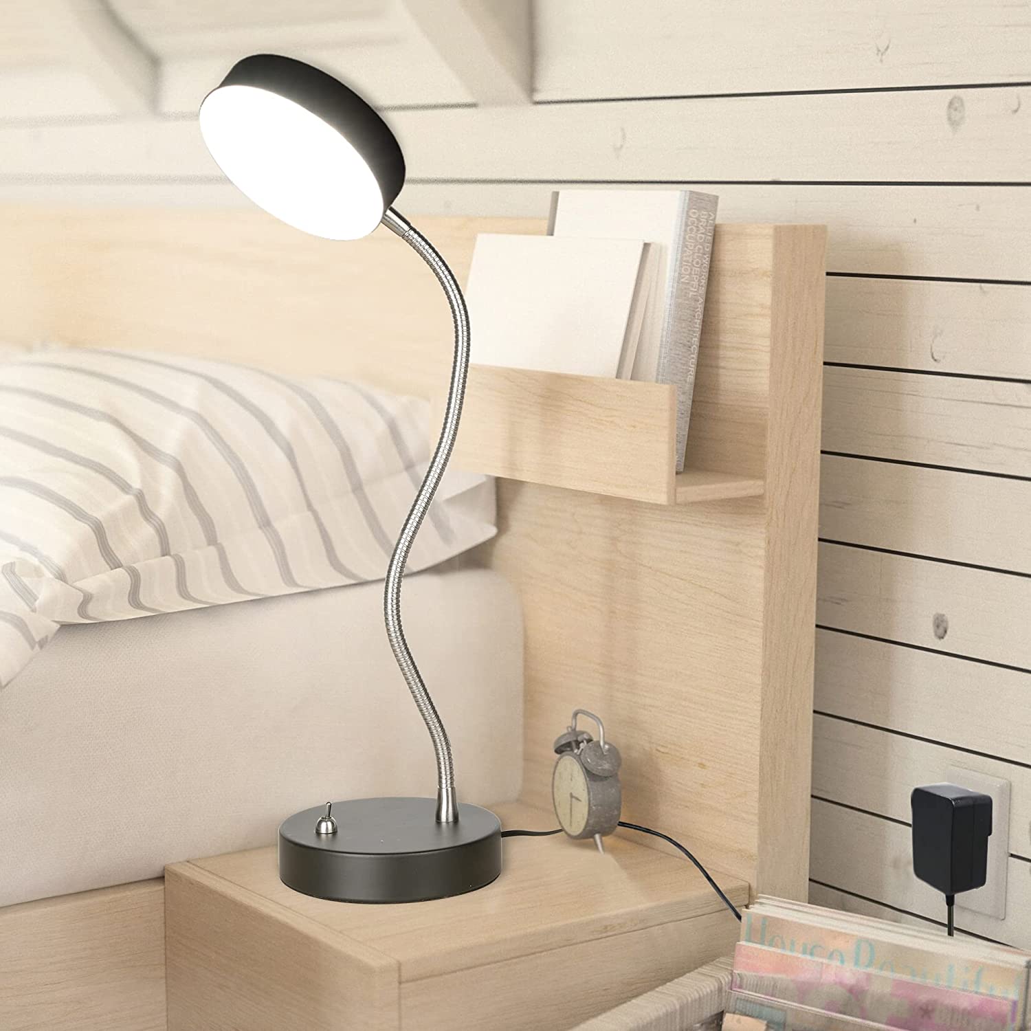 MingBright LED Desk Lamp, Reading Light, Office Table Lamp with 21LEDs ...