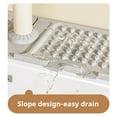 Kitchen Sink Splash Guard, Silicone Behind Faucet Draining Mat Or Pad ...