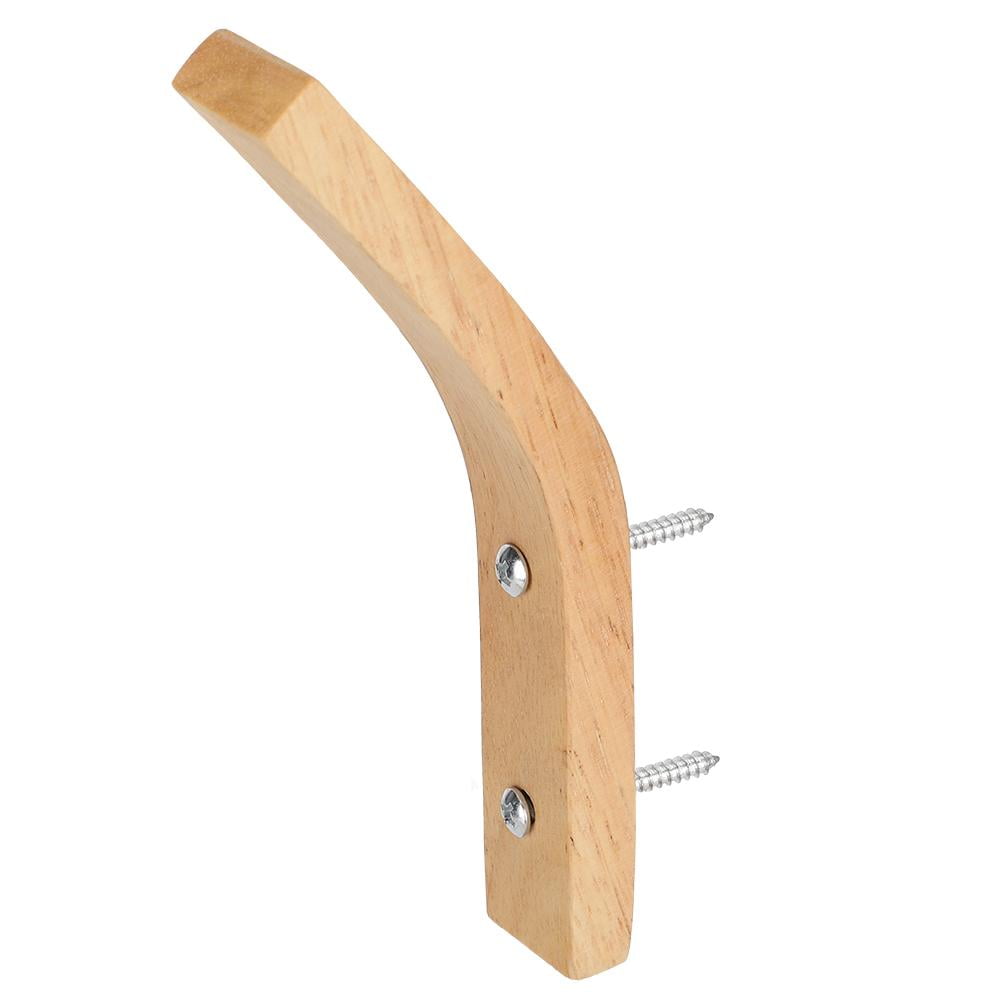 Click here for Peahefy 2pcs Wooden Wall Mounted Hook Coat Hat Tow... prices