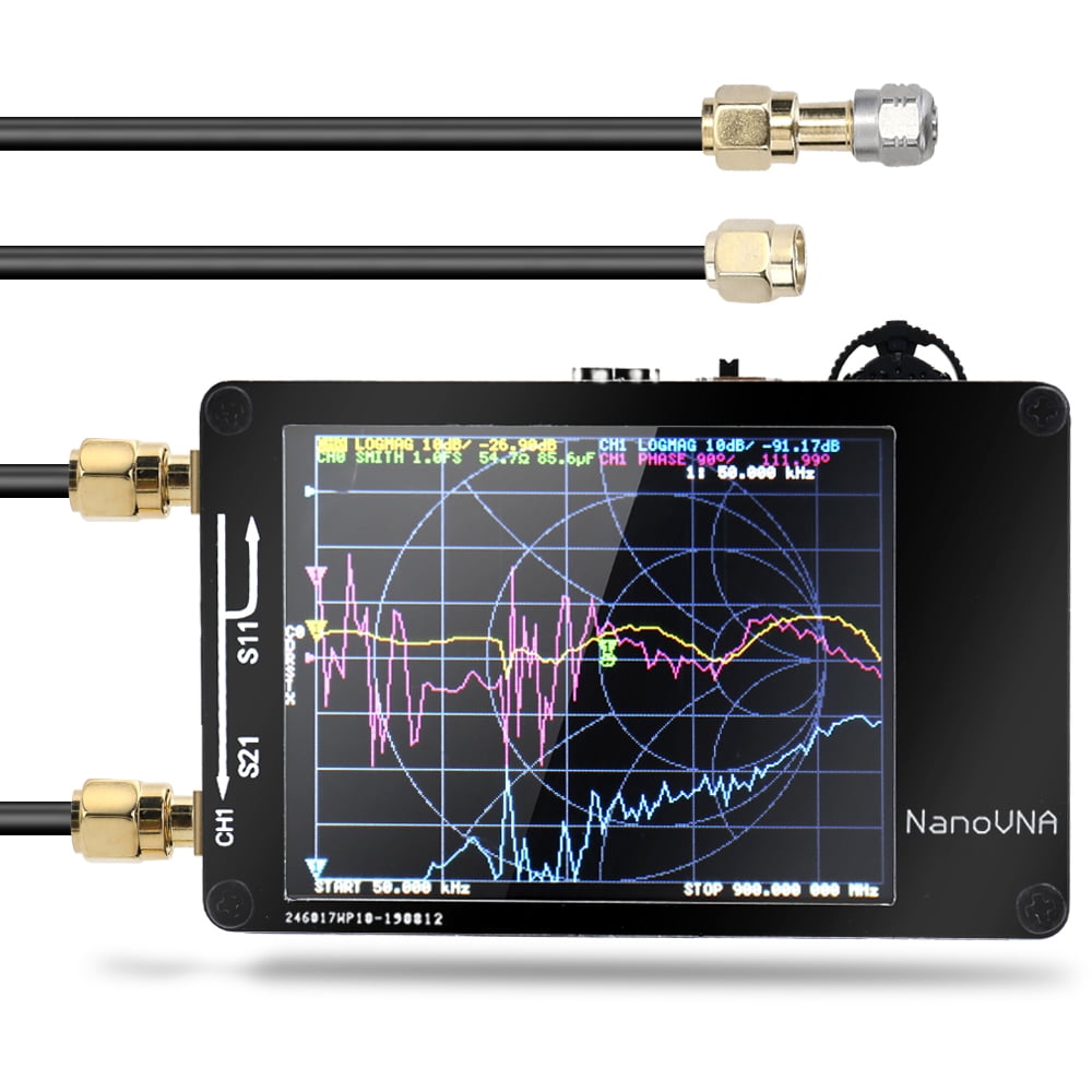 Portable Handheld Vector Network Analyzer 50KHz-900MHz Digital Display ...