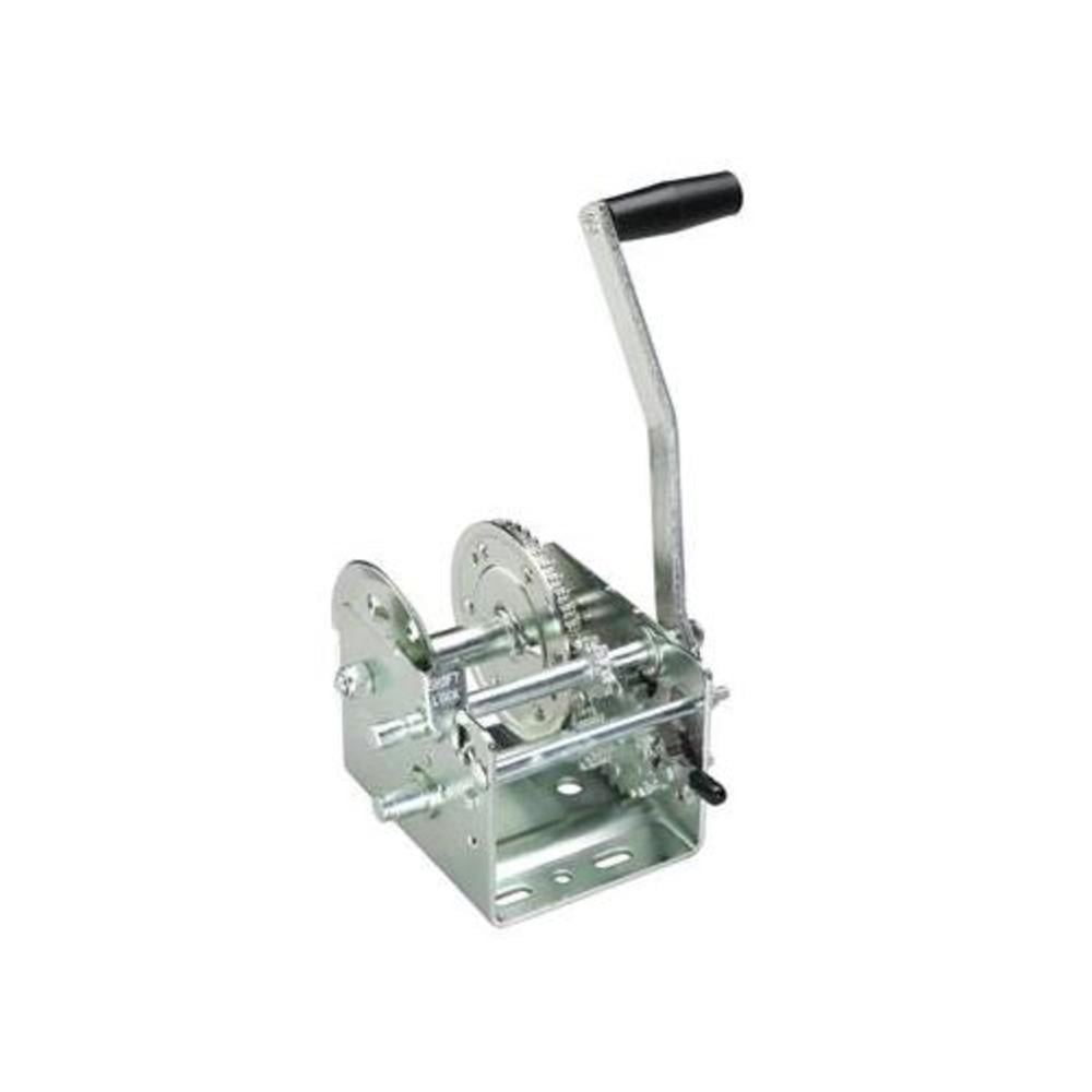 Cequent 142410 Two Speed Winch - 5.1:1 & 12.2:1 Gear Ratios, 2600lb ...