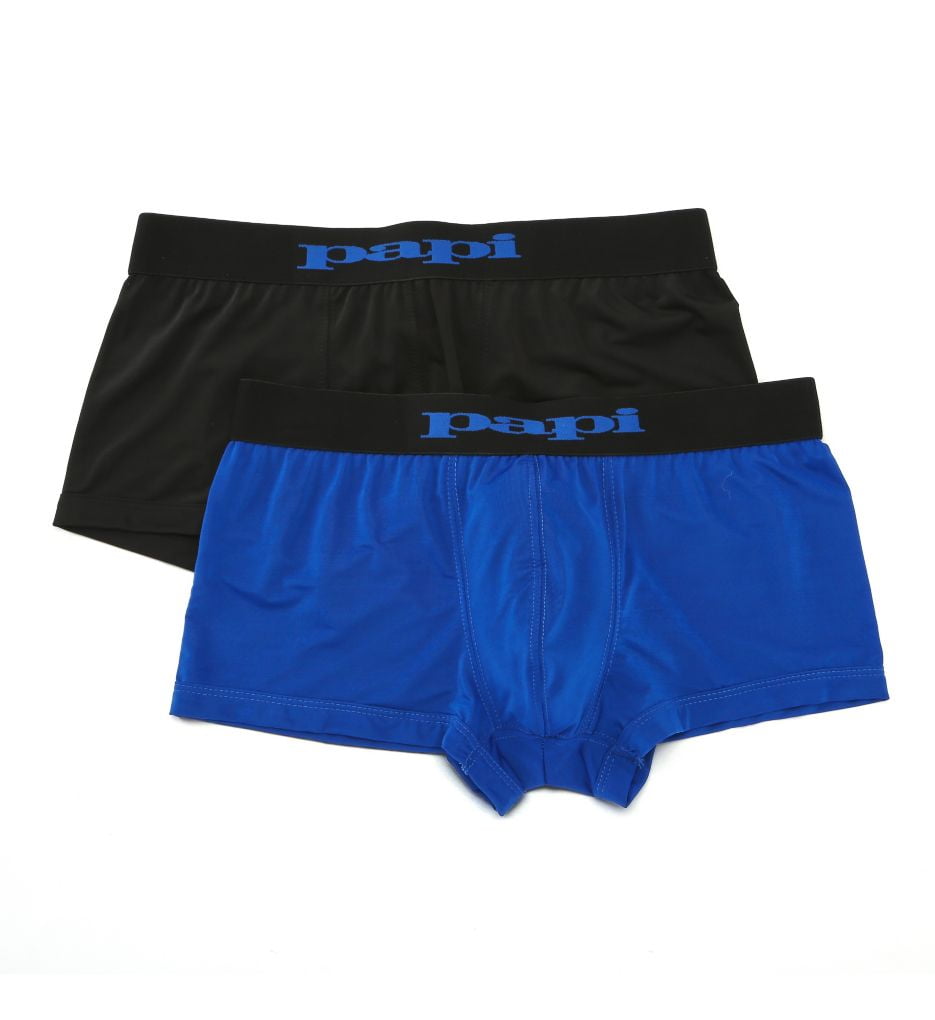 Men's Papi 626180 Microflex Performance Brazilian Trunks - 2 Pack (Blue ...