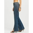 Jessica Simpson Women's Daisy Fitted Flare Jeans with Front Slits, 30.5 ...