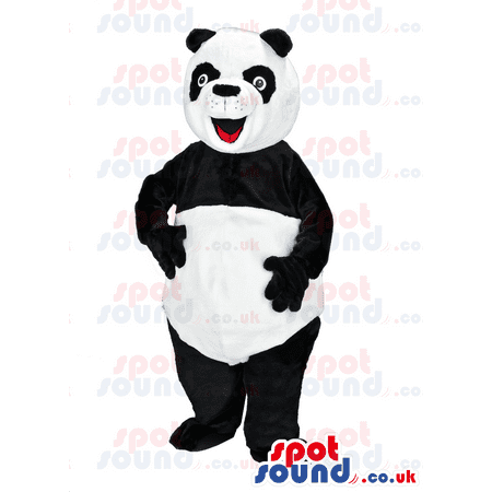 Customizable Happy Panda Bear Animal Plush SPOTSOUND Mascot - Animal ...