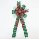 LaRibbons 1 1/2" Wired Ribbon | "Holiday Plaid" Red/Multi | 10 Yard ...