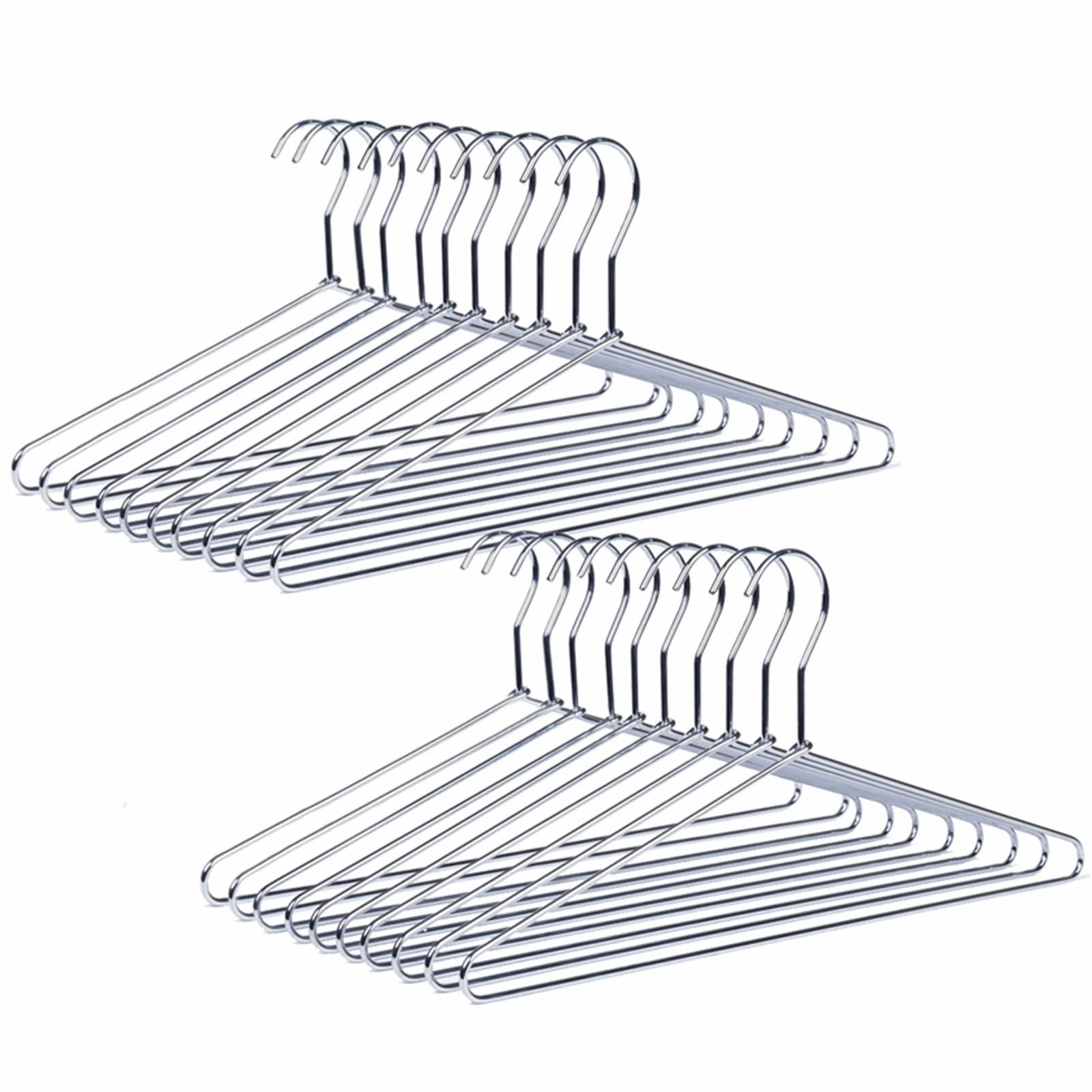 Click here for Amber Home Heavy Duty Metal Shirt Coat Hangers 20... prices
