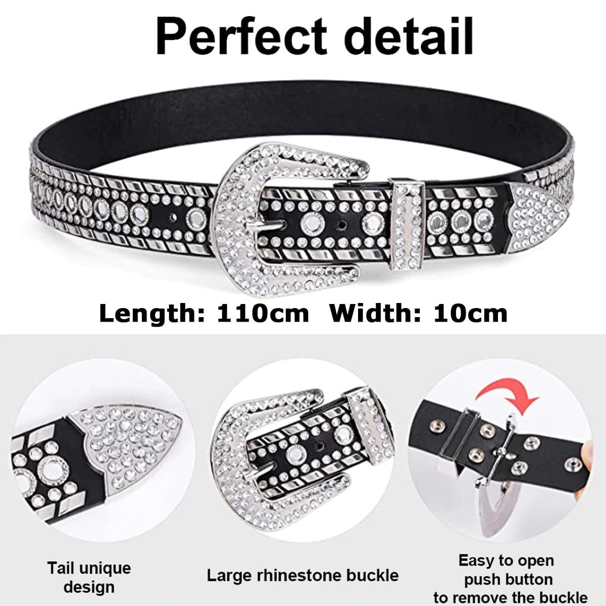Rhinestone buckle store
