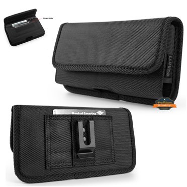 6.5-inch Horizontal Universal Cell Phone Holster Pouch with Belt Clip ...