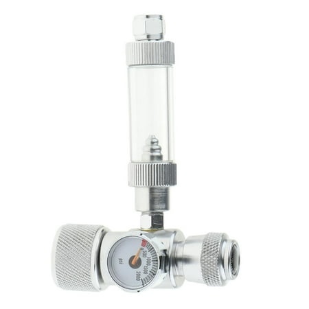 Aquarium Tank Co2 Regulator Emitter System Accurate Flow Meter ...