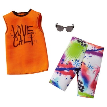 Barbie & Ken Fashion Pack, Set with Doll Clothes & Accessories for Each ...