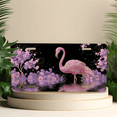1 Pcs 2D Flat License Plate Covers & Frames, Flamingo Pattern For ...