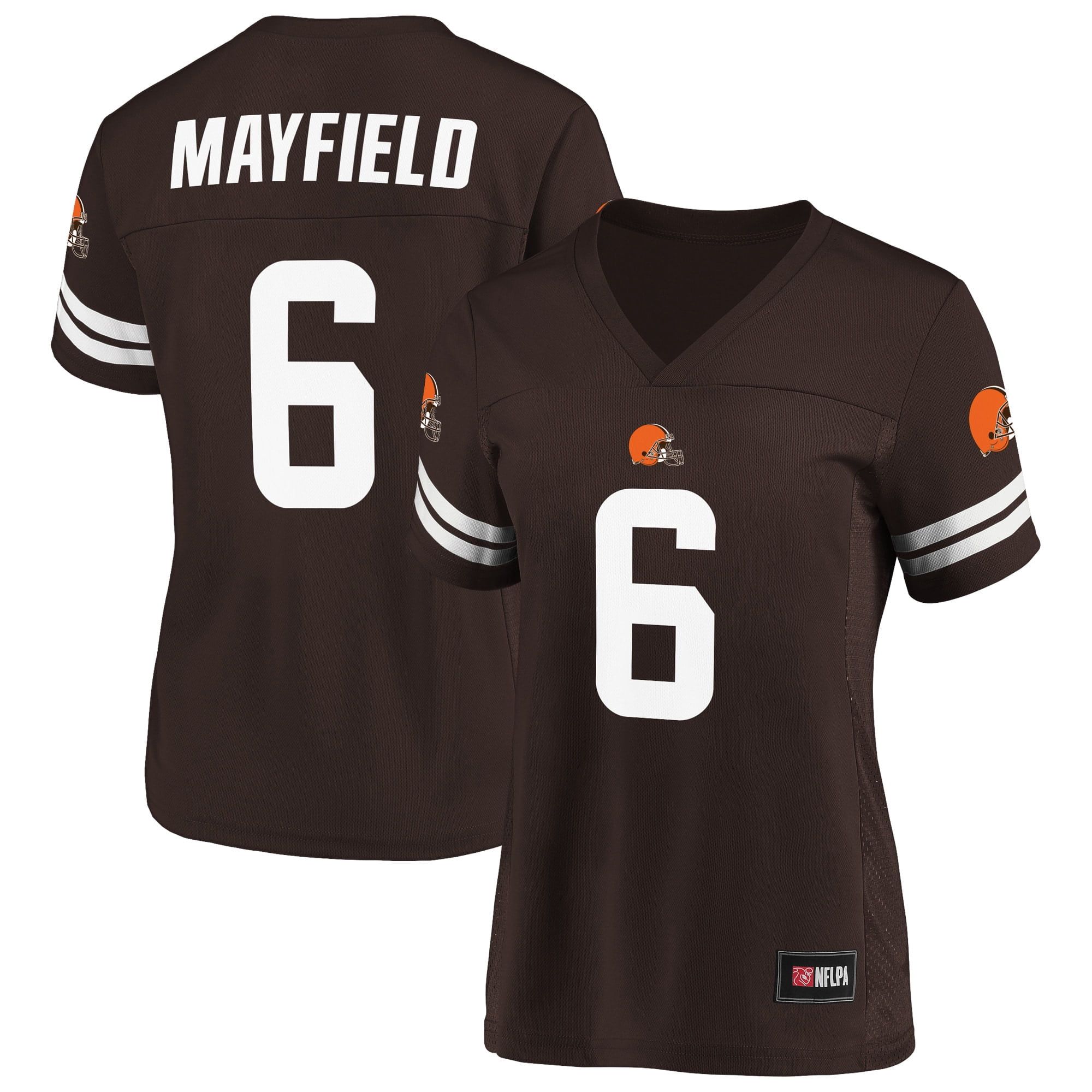 Women's NFL Pro Line by Fanatics Branded Baker Mayfield Brown Cleveland ...